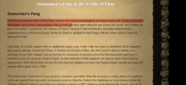 OSRS Fang Nerf: A Change To The Osmumten’s Fang - The Nature Hero