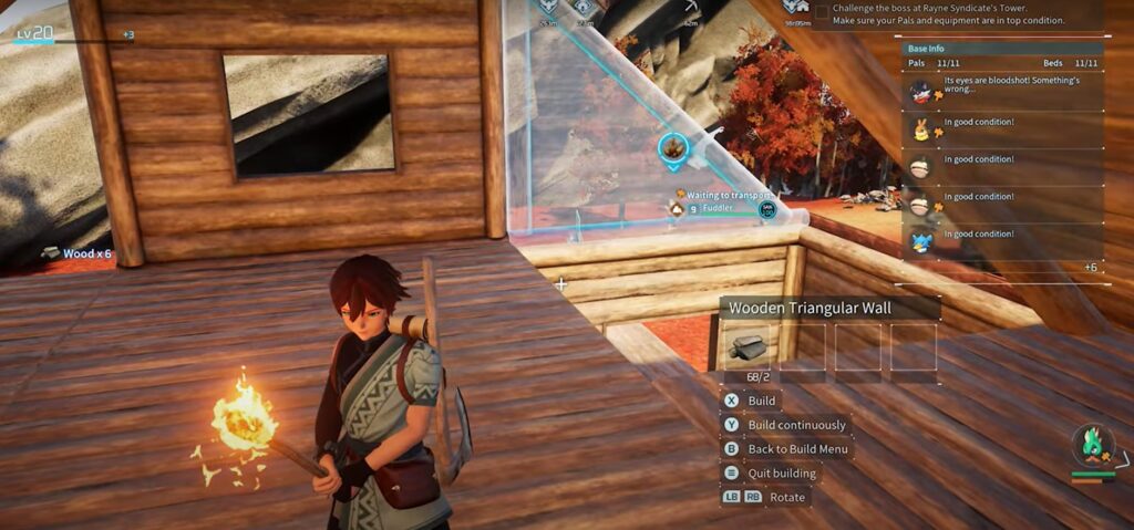 Rotate The Triangle Wall In Palworld: Build A Roof - The Nature Hero