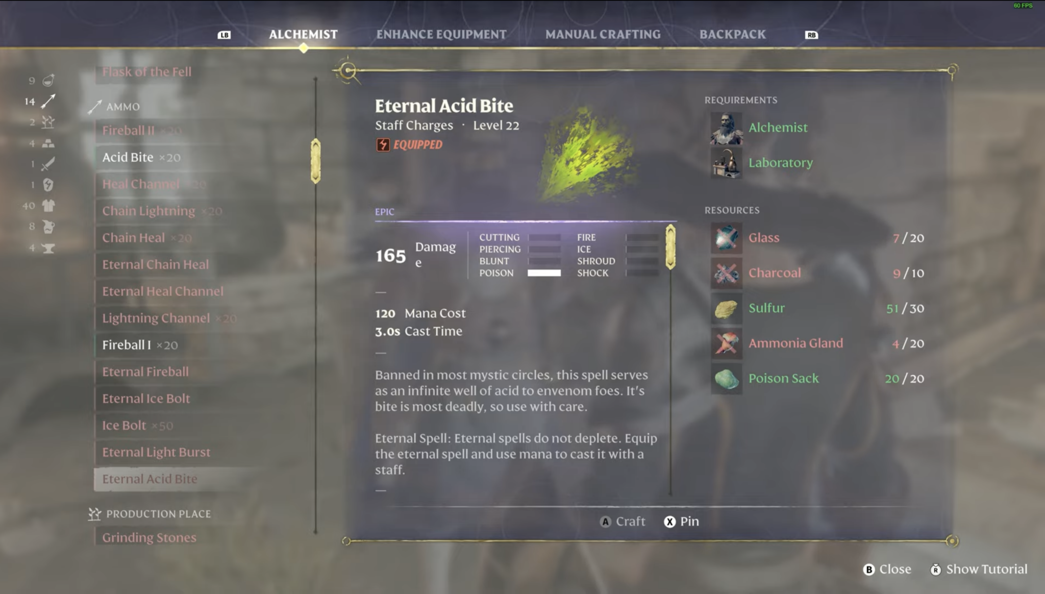 Eternal Acid Bite: A Deadly Spell In Enshrouded - The Nature Hero