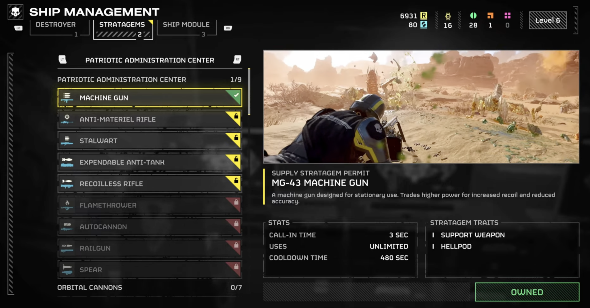 Helldivers 2 Machine Gun: Unleash The Hell - The Nature Hero