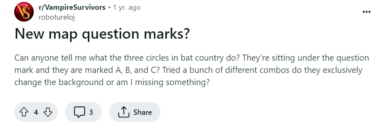 Vampire Survivors Bat Country Question Mark: Secret Background Feature ...
