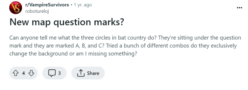 Vampire Survivors Bat Country Question Mark: Secret Background Feature ...